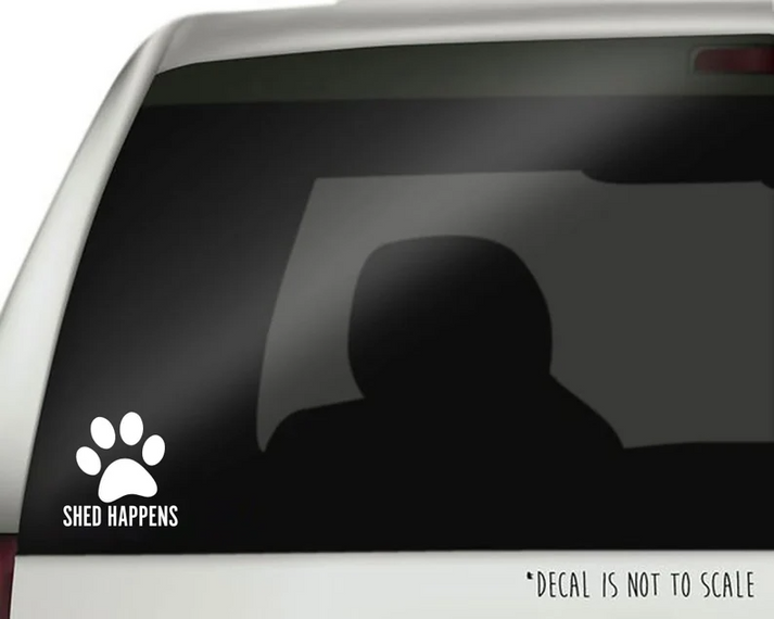 Shed Happens Paw Print - Decal – Timber & Co.
